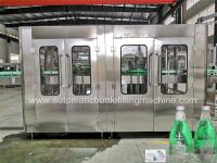 China Auto Carbonated Soft Drink Filling Machine Glass Bottle 32-32-10 High Speed 6000-9000 BPH for sale