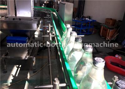 China Glass Bottle Carbonated Drink Filling Machine 3-in-1 8000BPH 6.57KW for sale