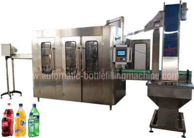 China Carbonated Soft Drink Filling Machine 24 Heads 6000-8000 BPH PET Bottle Soda Filling Line for sale
