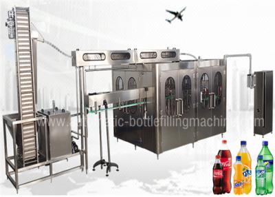 China Fully Automatic Carbonated Drink Filling Machine 6000-8000BPH 24 Heads CSD Filler for sale