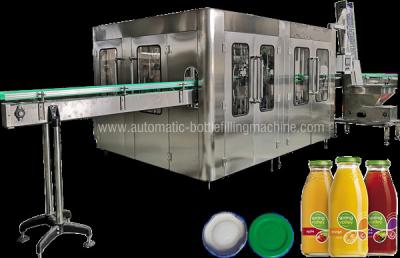 China CE Certified 6000 BPH Rotary Juice Bottle Filling Machine with PLC Control for sale