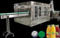 China Automatic Juice Flavor Glass Bottle Filling Machine 4000-6000 BPH Water Bottling Line for sale