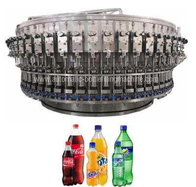China Automatic Carbonated Drink Filling Machine for PET Bottles 24000 BPH for sale