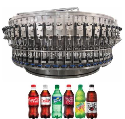China Pet Durable Automatic Bottle Filling Machine Carbonated Soft Drink 24000 BPH for sale