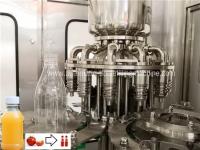 China Juice Bottle Filling Machine 3in1 Hot Fill 500ml 3000-24000BPH Stainless Steel for sale