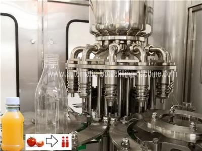 China Juice Bottle Filling Machine 3in1 Hot Fill 500ml 3000-24000BPH Stainless Steel for sale