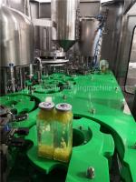 China Automated Glass Bottle Juice Filling Machine 3000BPH Monoblock Filler Capper for sale