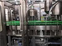 China Commercial Glass Bottle Juice Filling Machine 3000BPH with Pulp Filling Station for sale