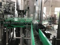 China 3 In 1 Glass Bottle Filling Machine With Touch Screen PLC Controller for sale