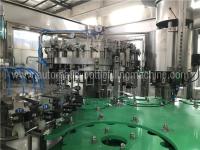 China 3 In 1 Glass Bottle Filling Machine With Touch Screen PLC Controller for sale