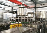China PLC Controlled Juice Bottle Filling Machine 15000BPH 380V 3 Phase for 500ML Plastic Bottles for sale