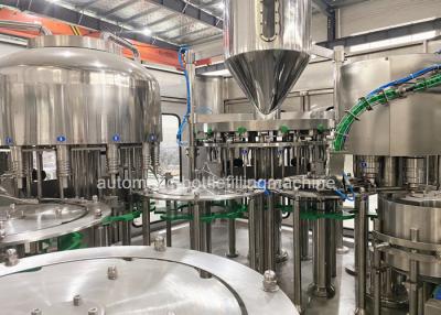 China Automatic 3000BPH Juice Bottle Filling Machine 380V 4.23kw Washing Filling Capping for sale