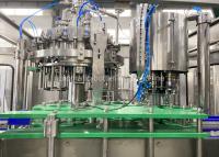 China Beer 8000BPH Glass Bottle Filling Machine with Crown Cap 12-6 Filling Capping 2 in 1 for sale