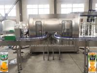 China 33cl Beverage Can Filling Machine Mango Lemon Juice Rotary Canning Line 4000-6000 Cans Per Hour for sale