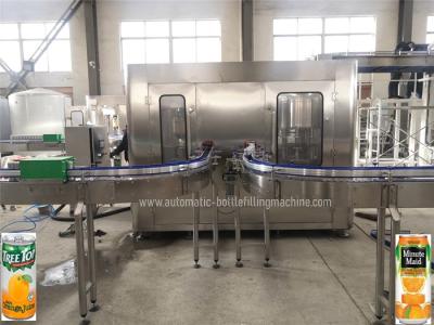 China 33cl Beverage Can Filling Machine Mango Lemon Juice Rotary Canning Line 4000-6000 Cans Per Hour for sale