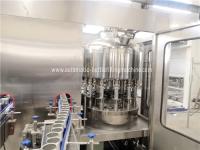 China 33cl Beverage Can Filling Machine Mango Lemon Juice Rotary Canning Line 4000-6000 Cans Per Hour for sale