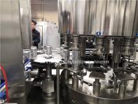 China 250ml Beverage Can Filling Sealing Machine 12 Nozzles 4000-6000 Cans Per Hour for sale