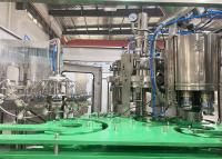 China Carbonated Beverage Glass Bottle Filling Machine 3-in-1 2000 BPH Crown Cap 5.03KW for sale