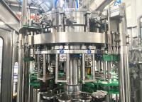 China Carbonated Beverage Glass Bottle Filling Machine 3-in-1 2000 BPH Crown Cap 5.03KW for sale