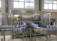 China 6000CPH Rotary Soda Beverage Can Filling Machine Non Gas Type 12 Head Filler 4 Head Sealer for sale