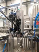 China Gravity Hot Sauce Bottling Machine 200ML Bottleneck Suspension Filler 12-12-5 Heads for sale