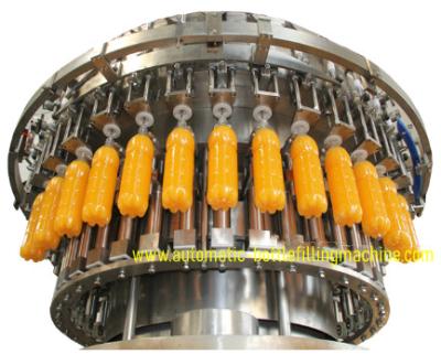 China 13000BPH Automatic PET Juice Bottle Hot Filling Machine 70 Degree 3 in 1 for sale
