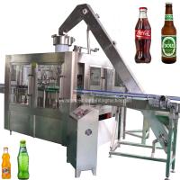 China SUS304 Carbonated Glass Bottle Filling Line 2000-20000 BPH PLC Touch Screen for sale