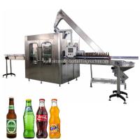 China Automatic 750ml Beer Glass Bottle Filling Machine with Rotary Capper 4000-11000 BPH for sale
