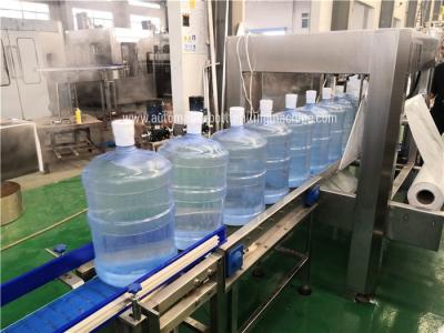China Turnkey 5 Gallon Water Bottling Machine 600BPH 380V with Decapper and Brushing for sale