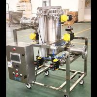 China Self-Cleaning Liquid Pipeline Magnetic Separator 8000-15000GS for Lithium Battery Slurries Electrolytes for sale