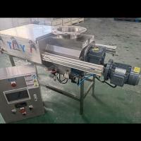 China GMP Self Cleaning Magnetic Separator 12000-15000 GS Pipeline Iron Remover Food Grade for sale