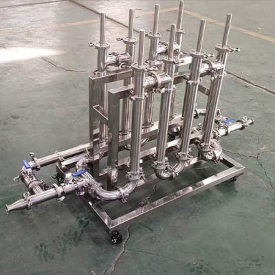 China 316L Stainless Steel Liquid Magnetic Separator 8000-12000GS GMP FDA Food Grade for sale