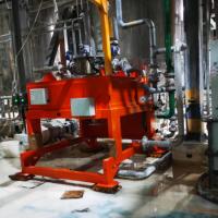 China Slurry Electromagnetic Filter 15000 Gauss Industrial Magnetic Separator for High Viscosity Slurries DN80 DN400 for sale