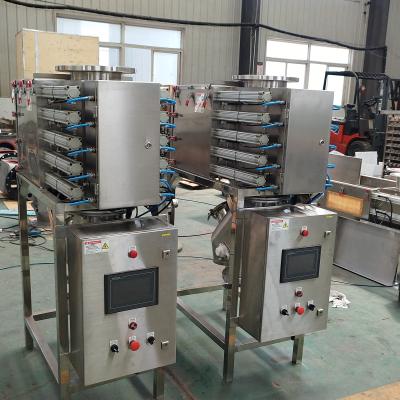 China Automatic Drawer Type Magnetic Separator 12000 Gauss Grid Permanent Magnet for Powder Granules for sale