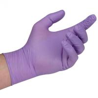 China Xl Powder Free Disposable Gloves / Hypoallergenic Medical Grade Nitrile Gloves for sale