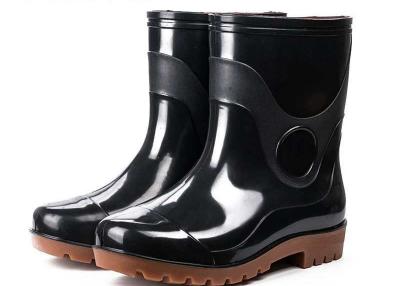 China Black Medical Protective Boots / Medical Safety Boots Waterproof for sale