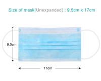 China Anti Virus Disposable Surgical Masks For Medn And Women 17.5×9.5cm for sale