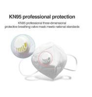 China Medical Grade Kn95 Face Mask With Valve Pp Non Woven Fabric Material for sale