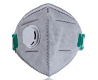 China Colored Valved N95 Respirator Mask , Foldable Dust Mask 16.5*12cm for sale