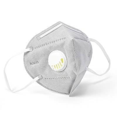 China 3 Ply Non Woven Safety Dust Mask , Foldable N95 Mask With Valve for sale