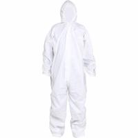 China Jumpsuit Structure Medical Protective Coverall Excellent Barrier Performance for sale
