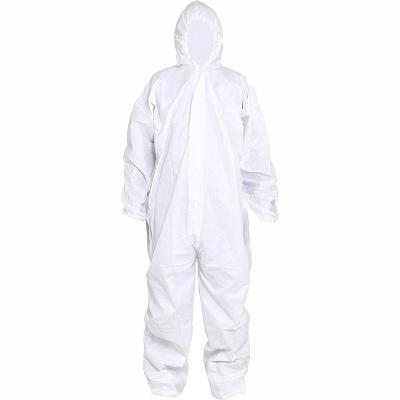 China Jumpsuit Structure Medical Protective Coverall Excellent Barrier Performance for sale