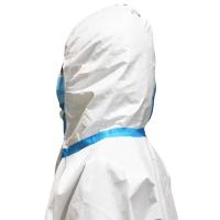 China Soft Texture Medical Protective Coverall Anti Virus Low Linting for sale