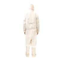 China Soft Texture Medical Protective Coverall Anti Virus Low Linting for sale