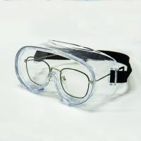 China Anti Virus Medical Protective Goggles Pc & Soft Rubber Material Ce Approved for sale