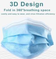 China Anti Pollution Disposable Surgical Masks Medical Accessories 50pcs In 1 Box for sale