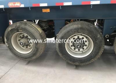 China 3 Axle Semi Tipper Truck 24 Cbm Dump Semi Trailer With 8mm Bottom Plate for sale