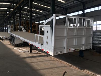 China 3 Axles Flat Bed Semi Trailer Most Versatile Choice For Heavy Loads for sale