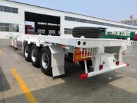 China Customizable Semi Truck Flatbed Trailer With Optional FUWA / BPW Axle for sale
