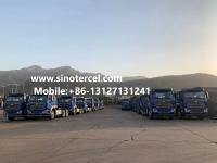 China 3 Axles Flat Bed Semi Trailer With Anti Rust Chassis Surface 30-50Tons for sale